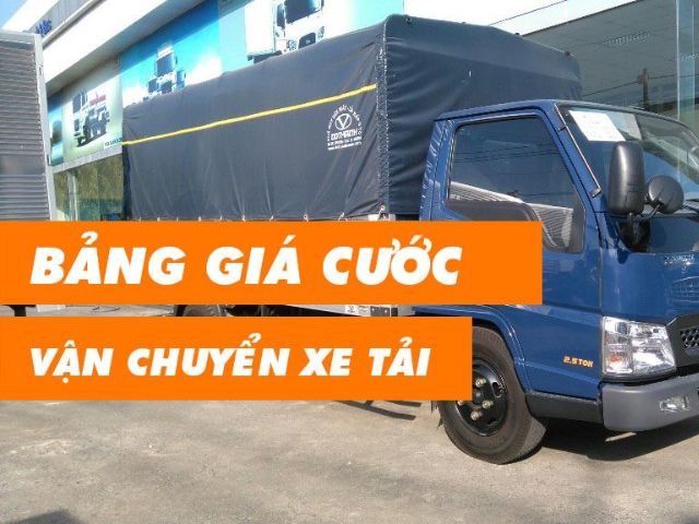 Bảng giá cước vận chuyển xe tải, hàng hoá 2023 | Hyundai Bắc Việt | Đại ...